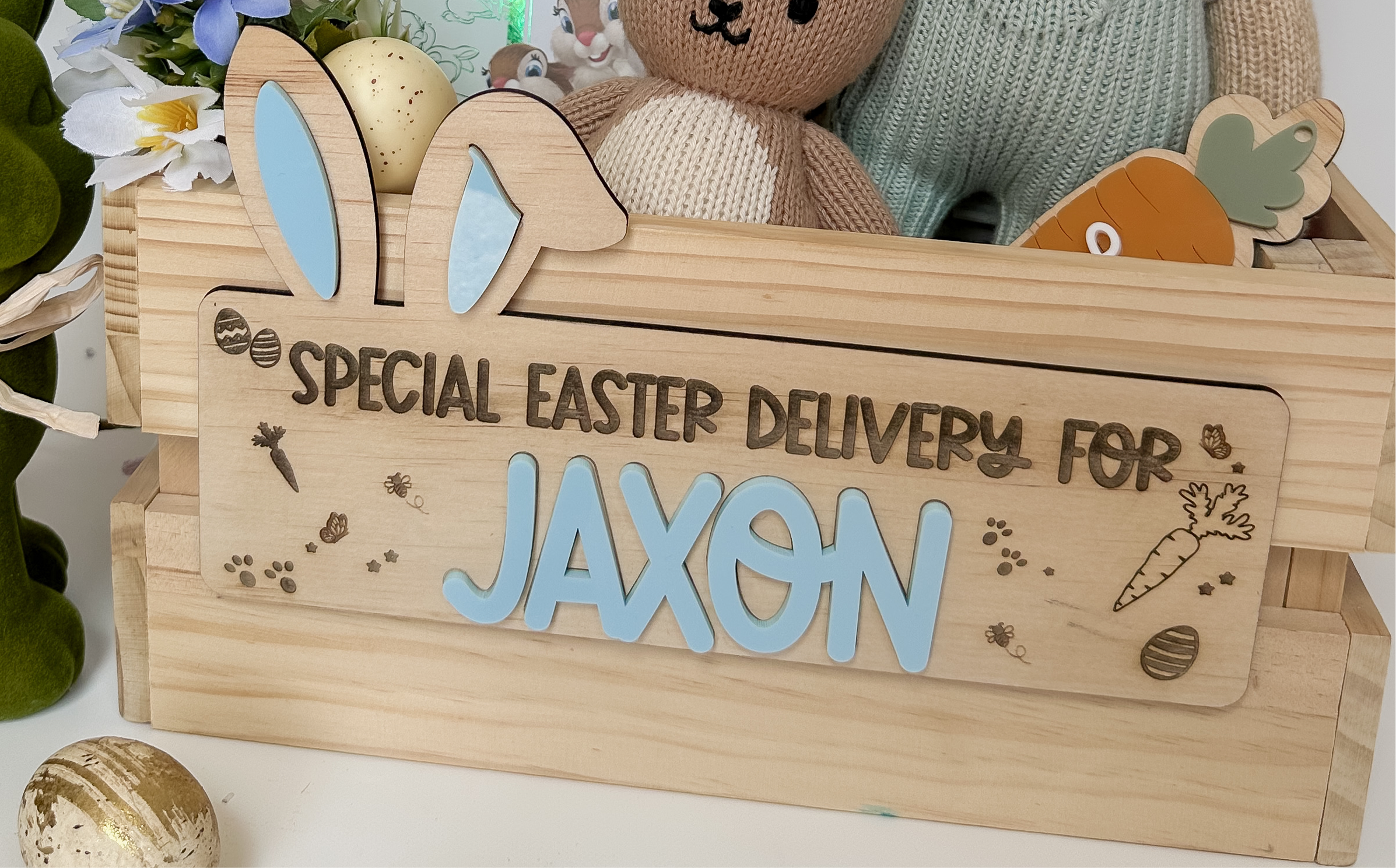 Easter crate PLAQUE ONLY NO CRATE INCLUDED – Rila and co